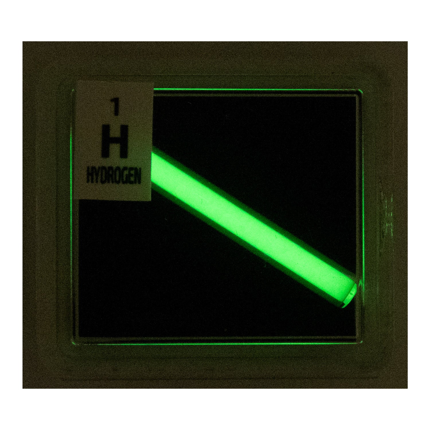 Hydrogen Tritium Tube Periodic Element Tile | The Periodic Element Guys