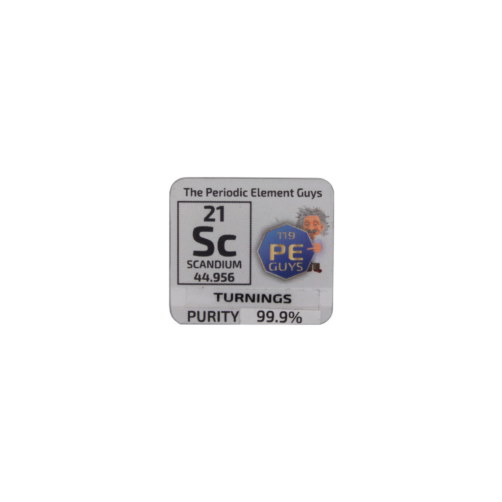 Scandium Turnings 99.9% Pure Periodic Element Tile | The Periodic ...