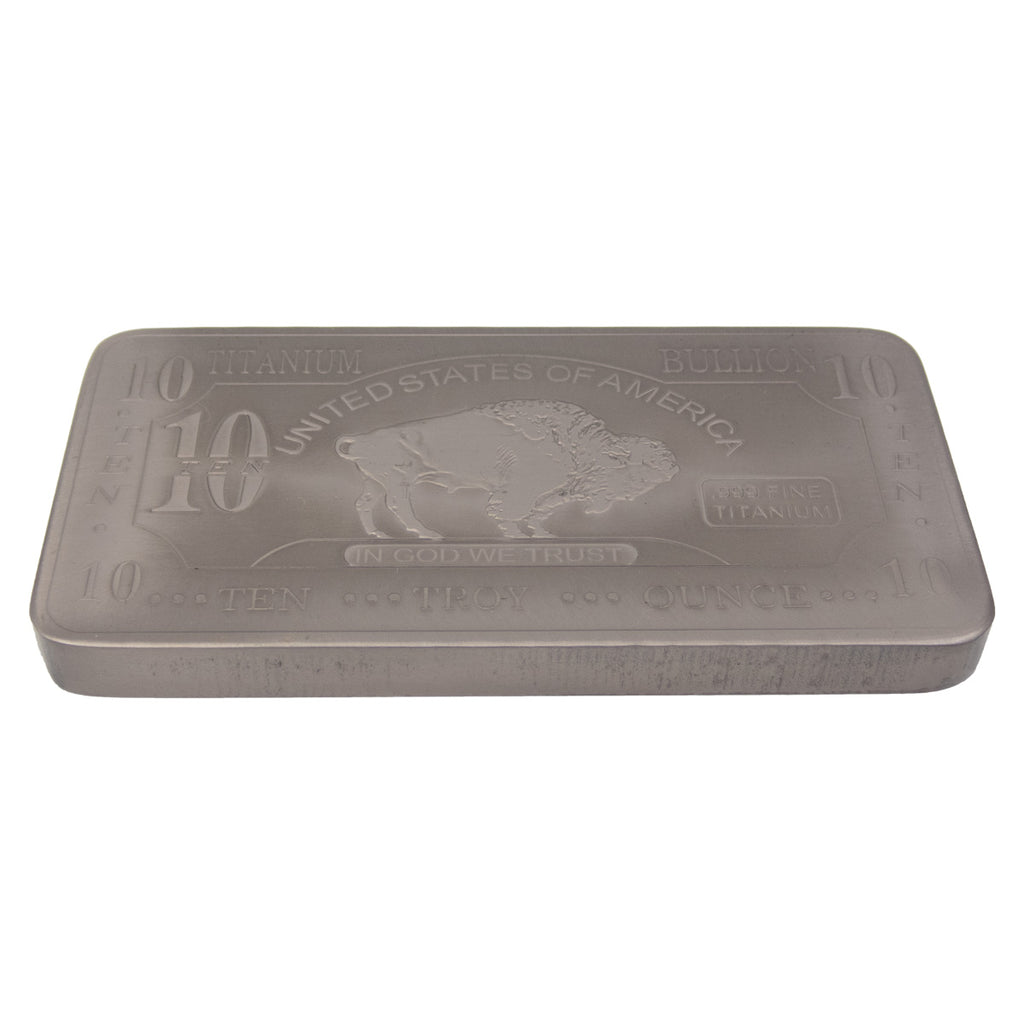 Titanium Metal Bullion Bar 10 Troy Oz. 311 Grams .999% Pure | The ...
