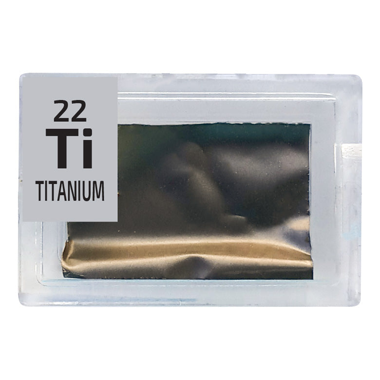 Titanium Foil Periodic Element Tile - Small | The Periodic Element Guys