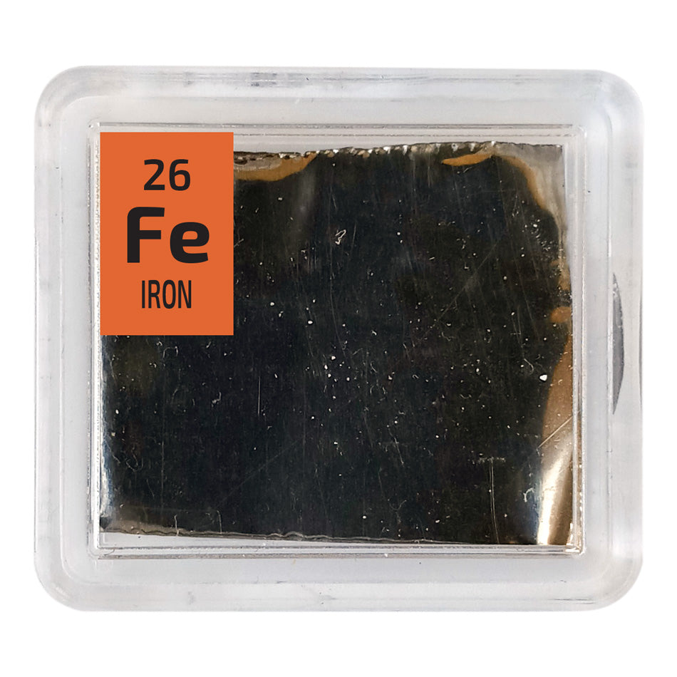Iron Foil Periodic Element Tile | The Periodic Element Guys