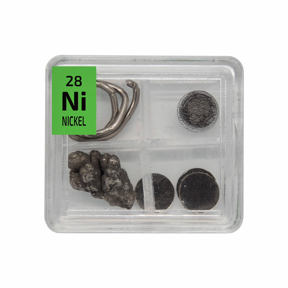 Nickel Metal Wire Powder Flower Foil Quad Element Tile Pure - Periodic ...