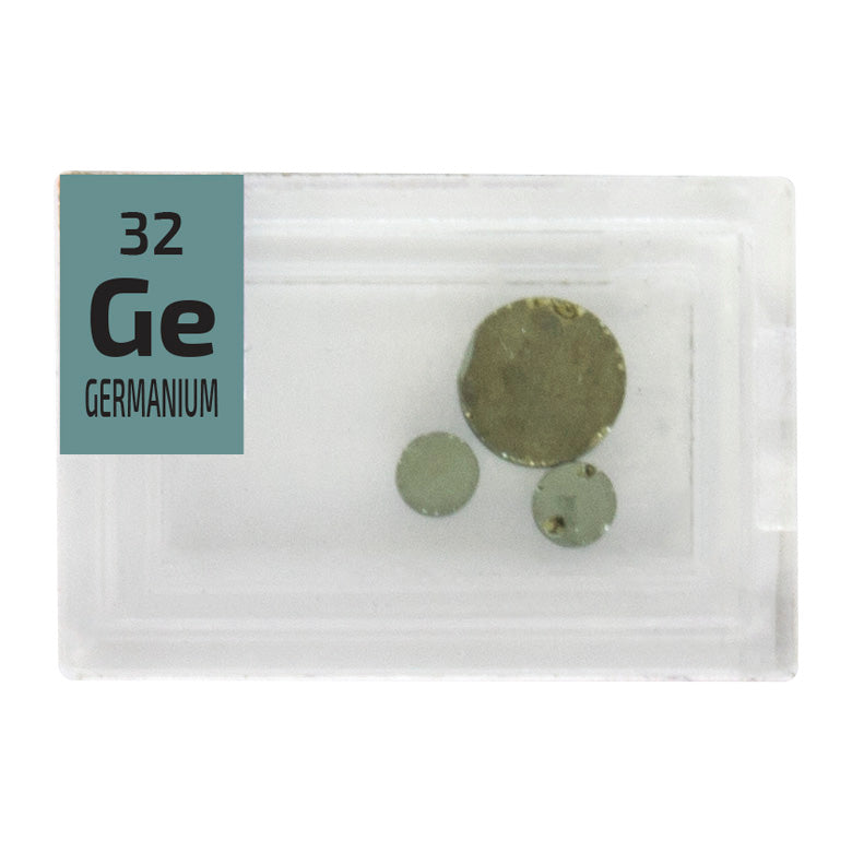 Germanium Disks Periodic Element Tile - Small | The Periodic Element Guys