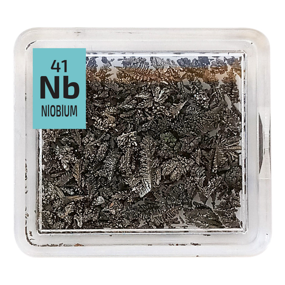Niobium Crystals Periodic Element Tile | The Periodic Element Guys