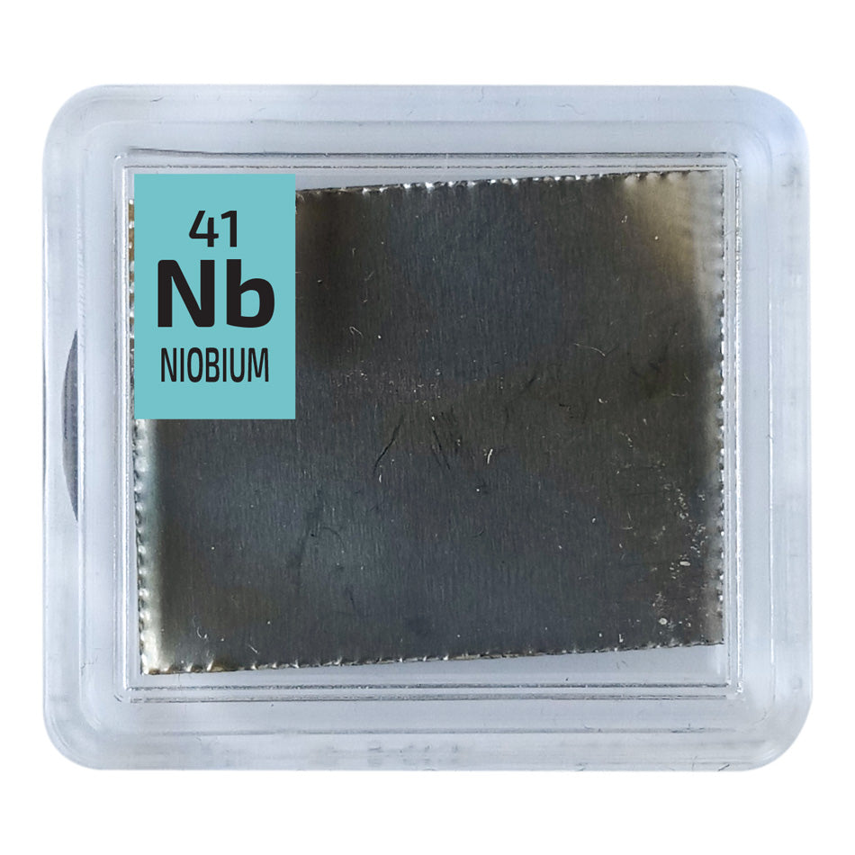 Niobium Foil Periodic Element Tile | The Periodic Element Guys