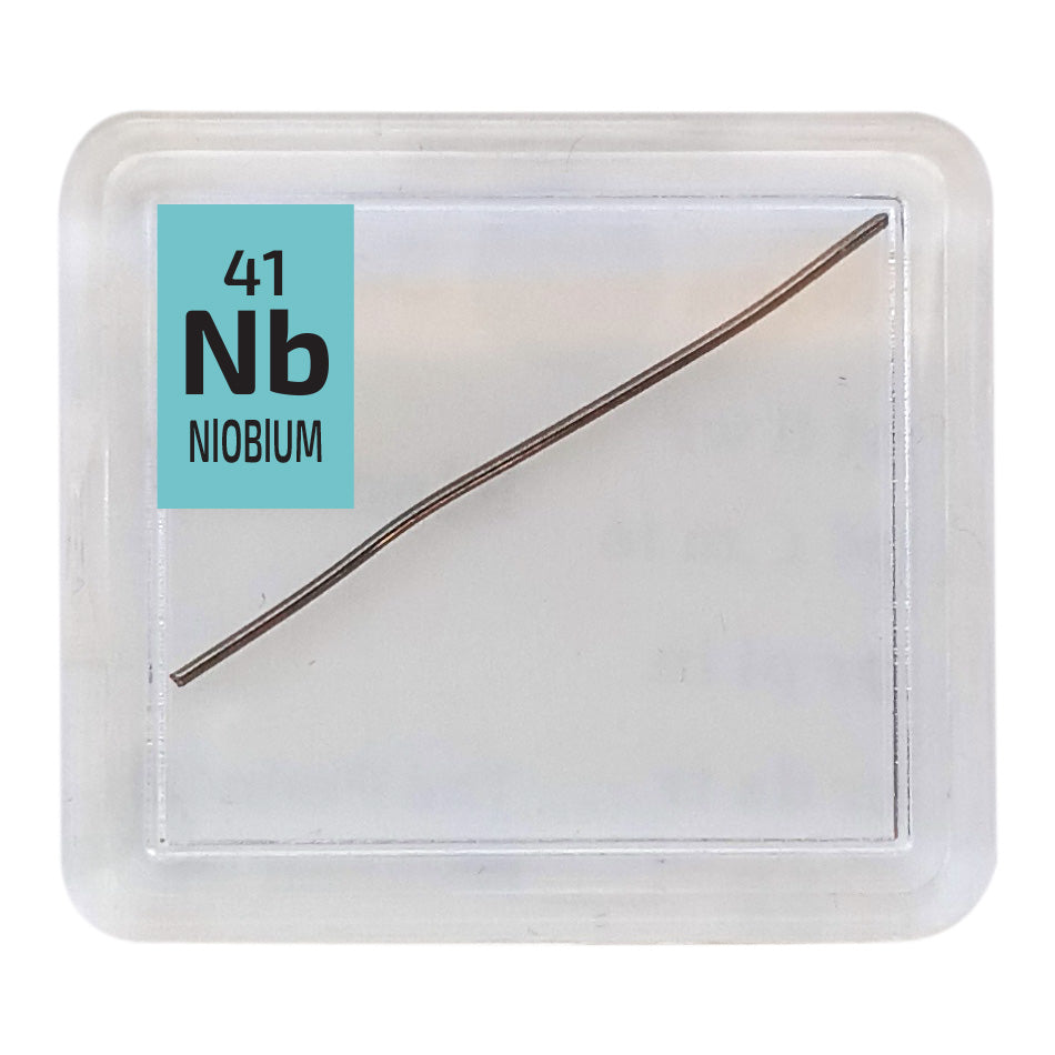 Niobium Wire Periodic Element Tile | The Periodic Element Guys