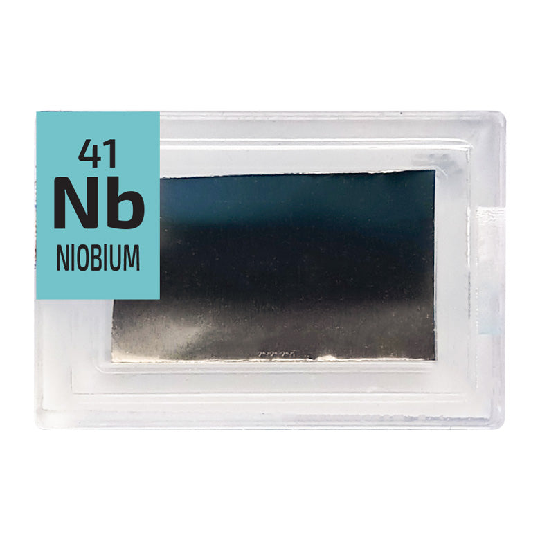 Niobium Foil Periodic Element Tile - Small | The Periodic Element Guys