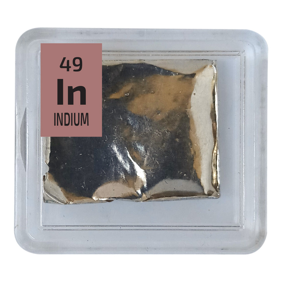Indium Foil Periodic Element Tile | The Periodic Element Guys