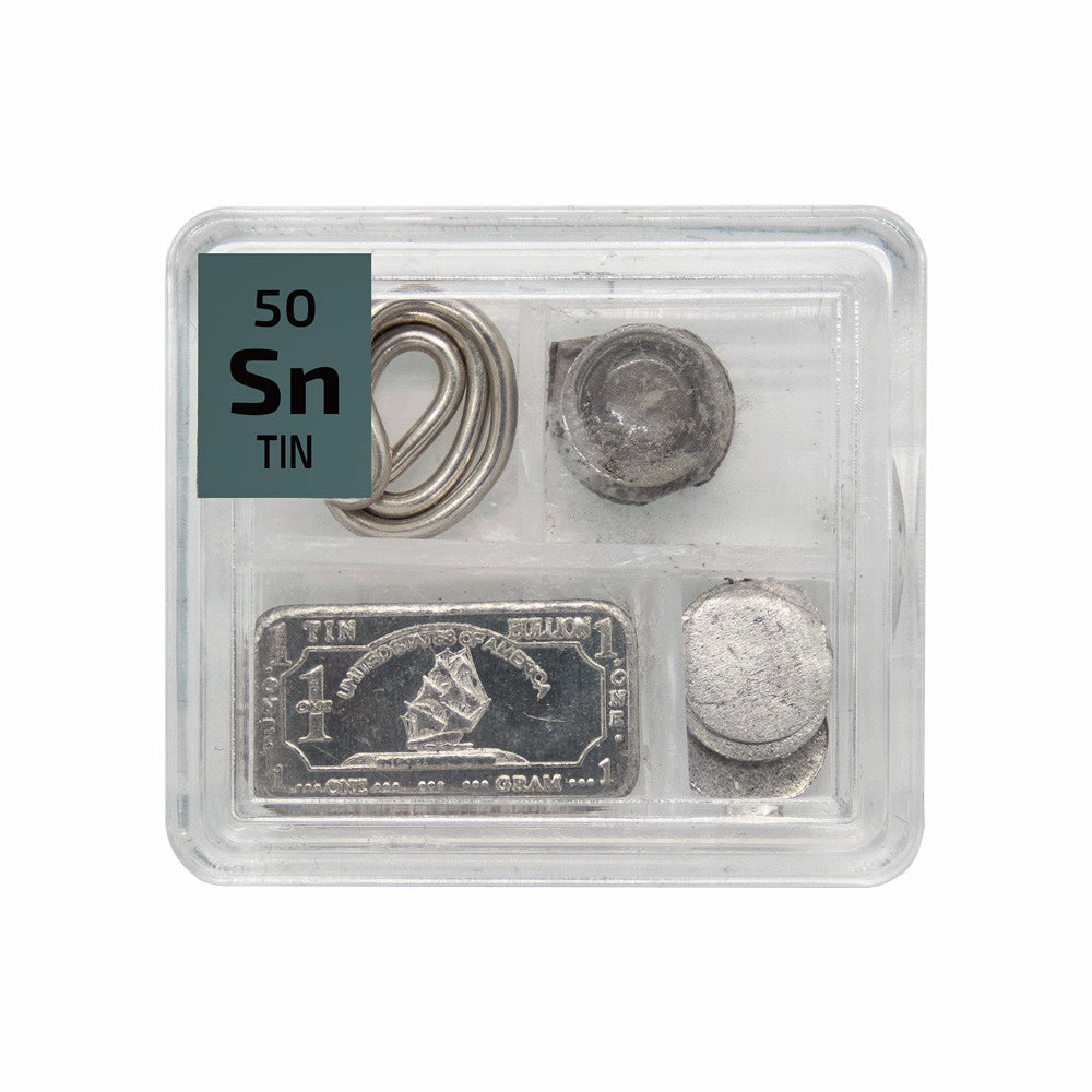 Tin Metal Wire Powder Ingot Foil Quad Element Tile Pure - Periodic ...
