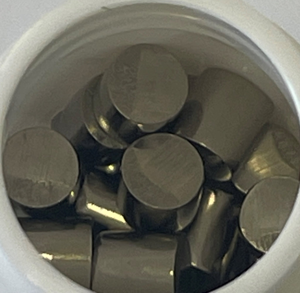 Nickel Metal Pellets 50 Grams 99.999% | The Periodic Element Guys