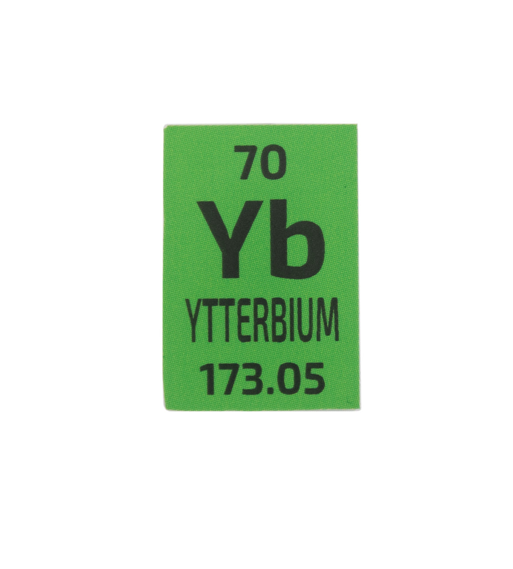 Ytterbium Distilled Dentritic Metal Pieces Mini Periodic Element Tile ...