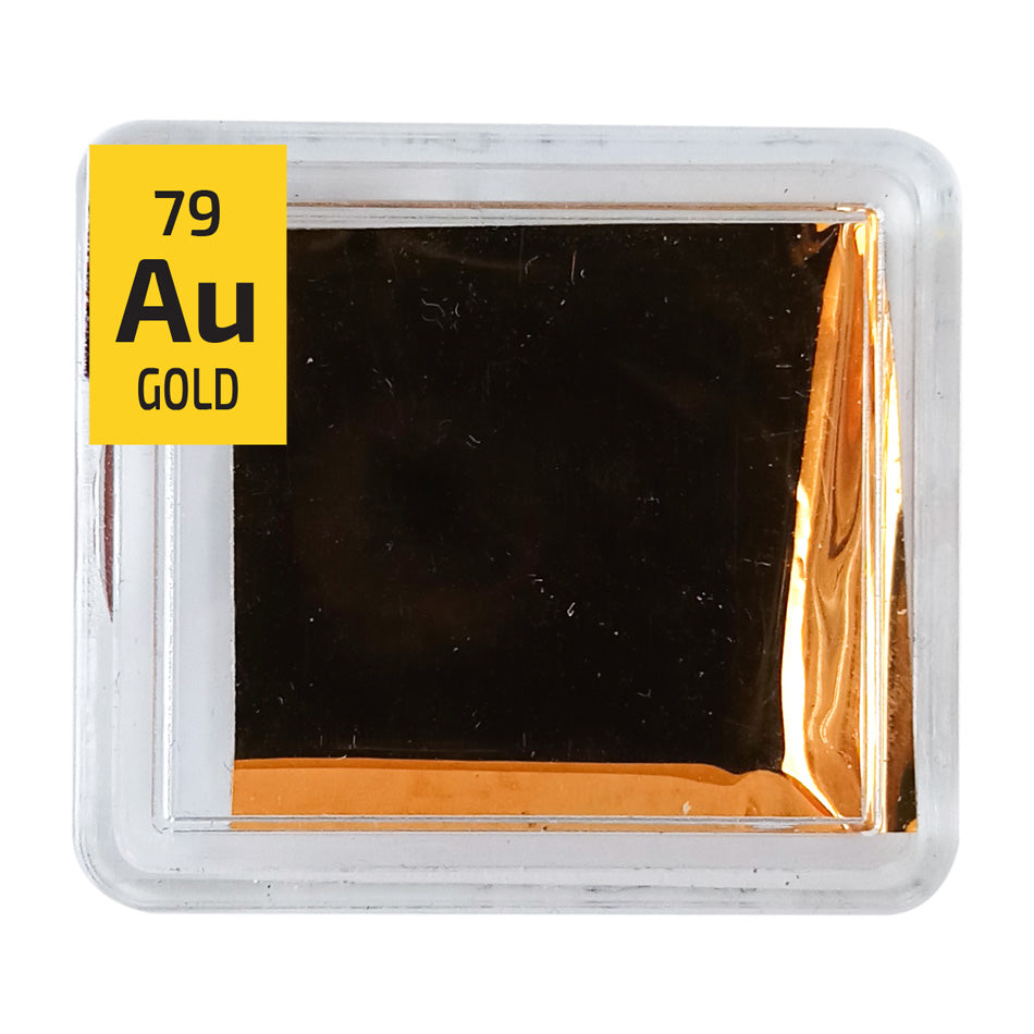 Gold Metal Foil Sample 23.7k Au Gold .971 NASA Surplus heat resistant ...