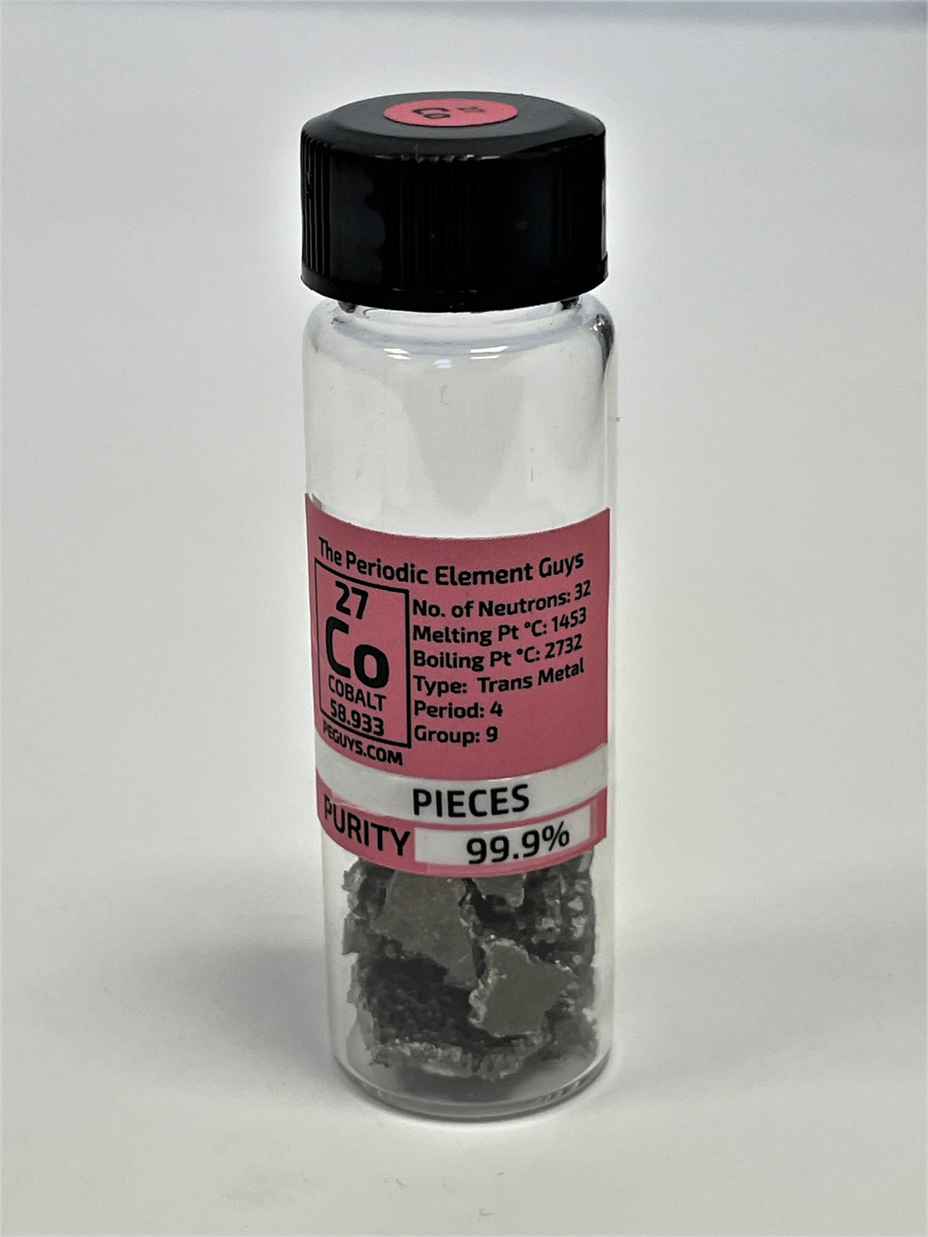 Cobalt Metal Pellets/Spheres 31.1 Grams 99.9% in our new "Stand Tall ...