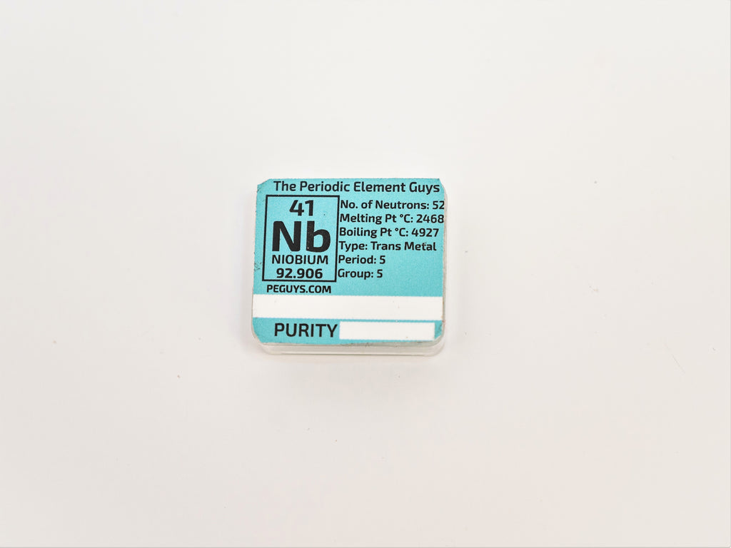 TWINS Tile! Niobium INGOT and Pellets in One Tile 99.9% Pure | The ...