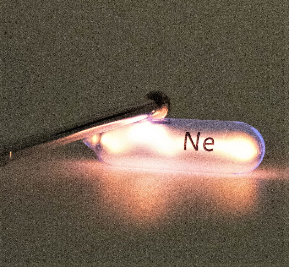 Pure Neon gas Ampoule element 10 sample Low Pressure in labeled tall ...