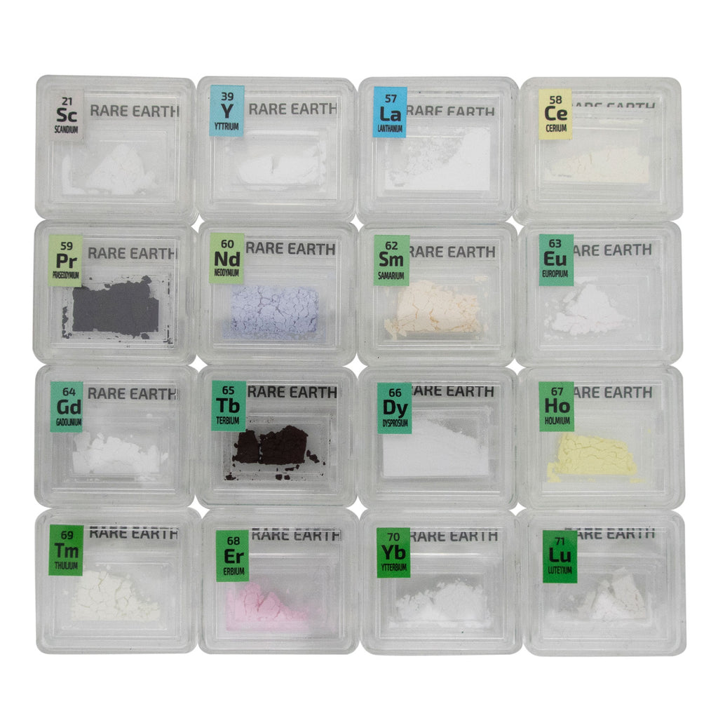 The Rare Earth Oxide Element Set Scandium Lutetium ++ in Periodic ...