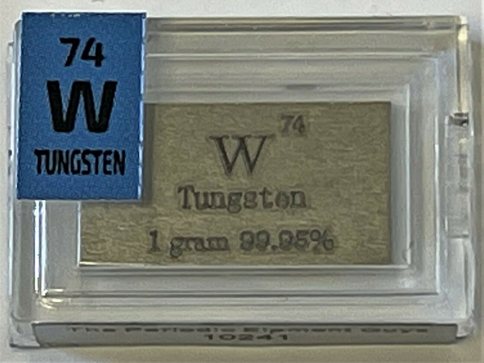 Wholesale 12 x 1 Gram Tungsten / Wolfram Ingot 99.95% Pure in Labeled ...